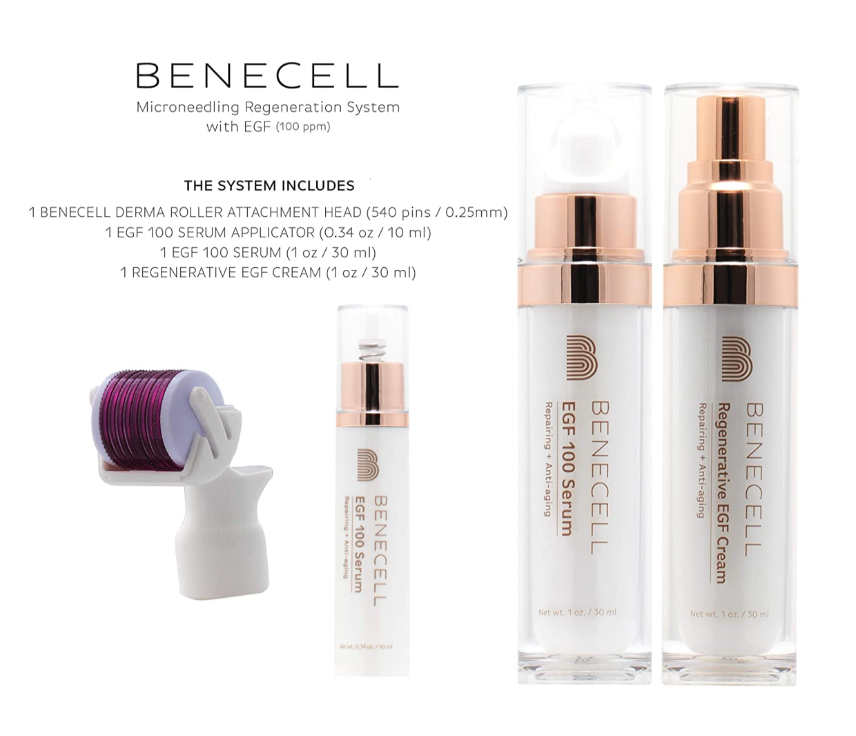 BENECELL MICRONEEDLING REGENERATION SYSTEM – THE SKIN CURATOR
